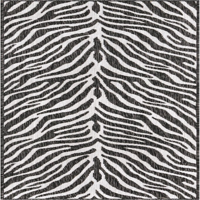 White 2' x 6' Safari Indoor / Outdoor Runner Rug | Rugs.com