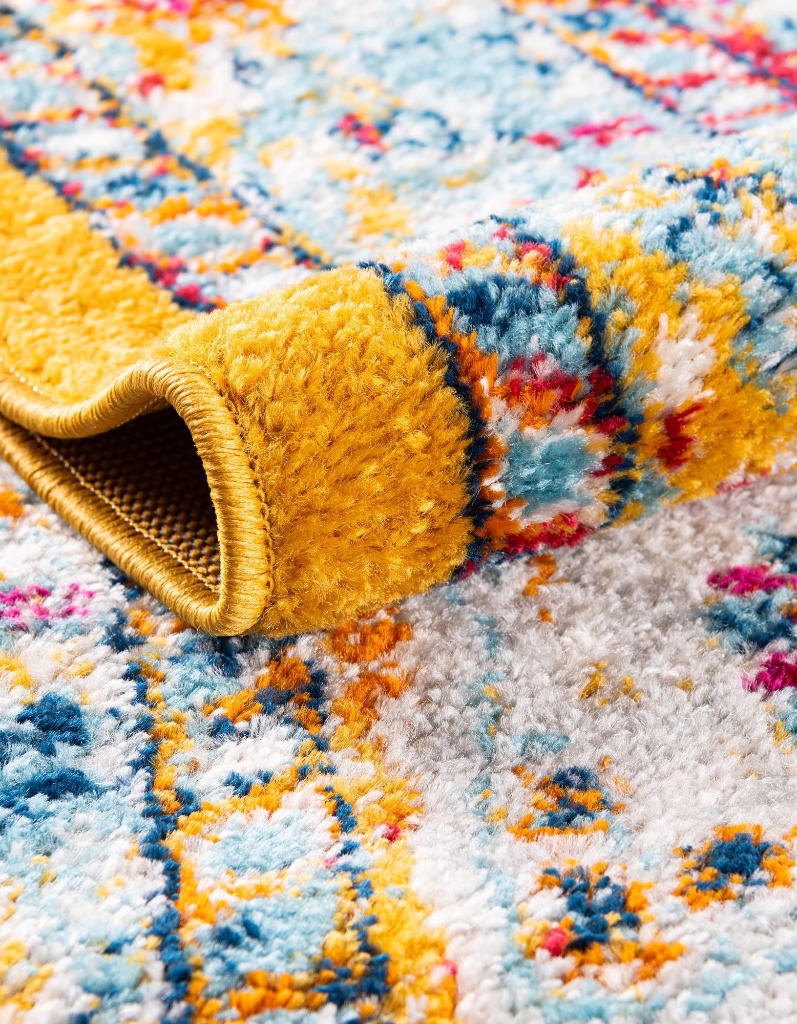 Yellow 4' x 6' Parker Oval Rug | Rugs.com