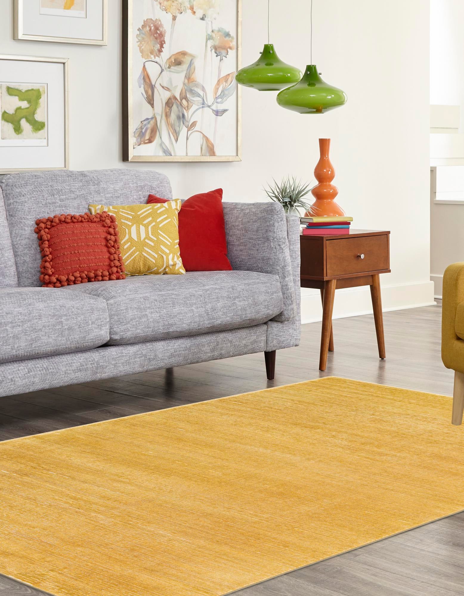 Yellow 2' x 3' Finsbury Rug | Rugs.com