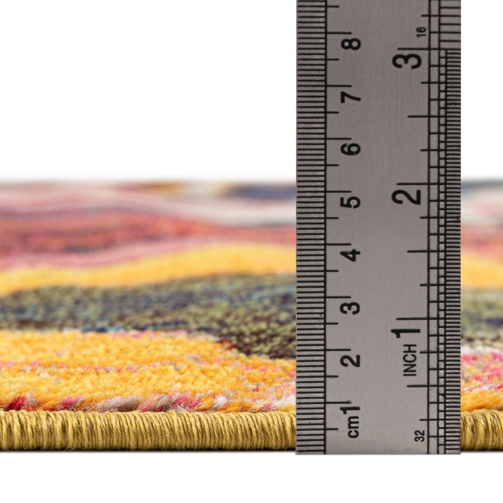 Yellow 5' 3 x 8' Haerfest Rug | Rugs.com