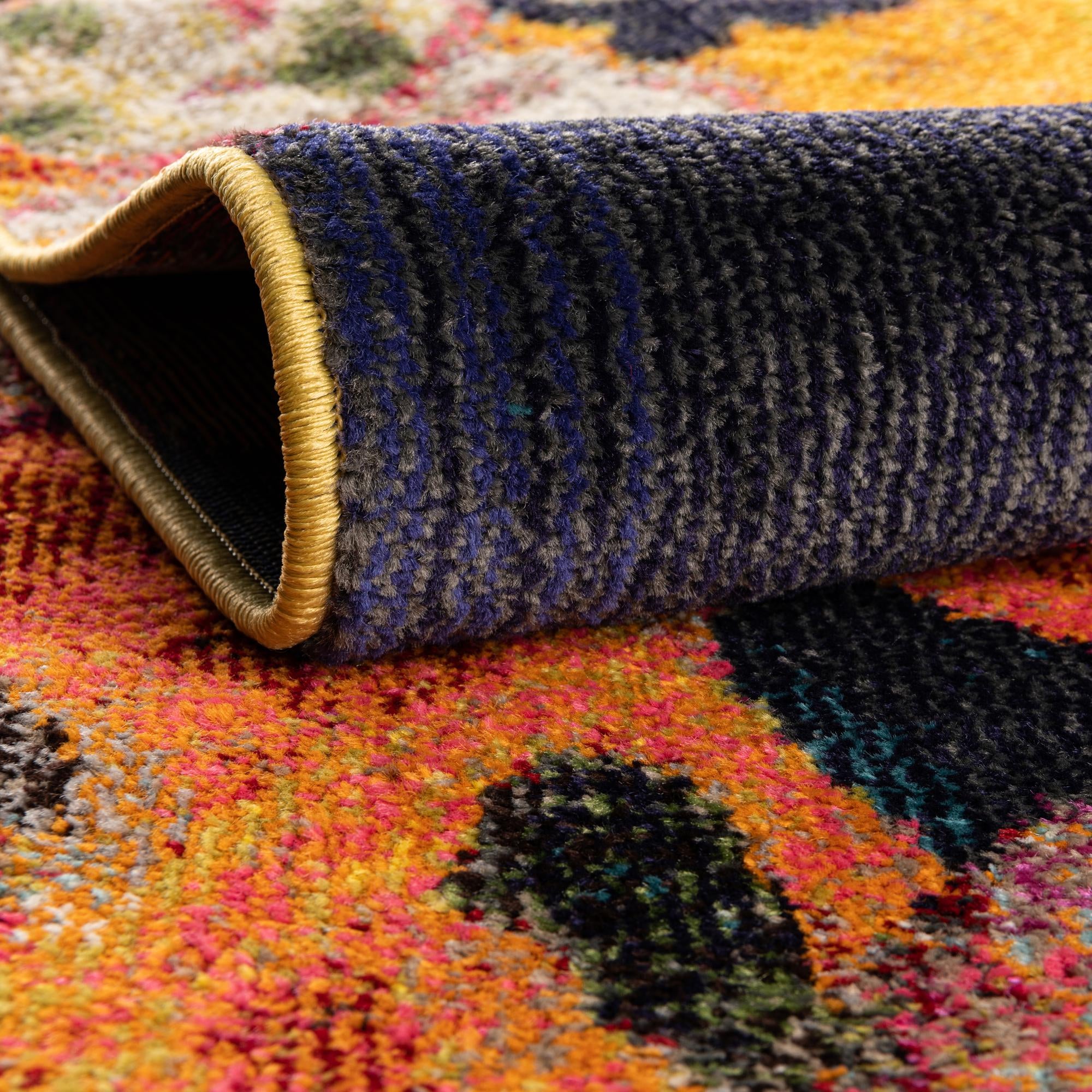 Yellow 5' 3 x 8' Haerfest Rug | Rugs.com