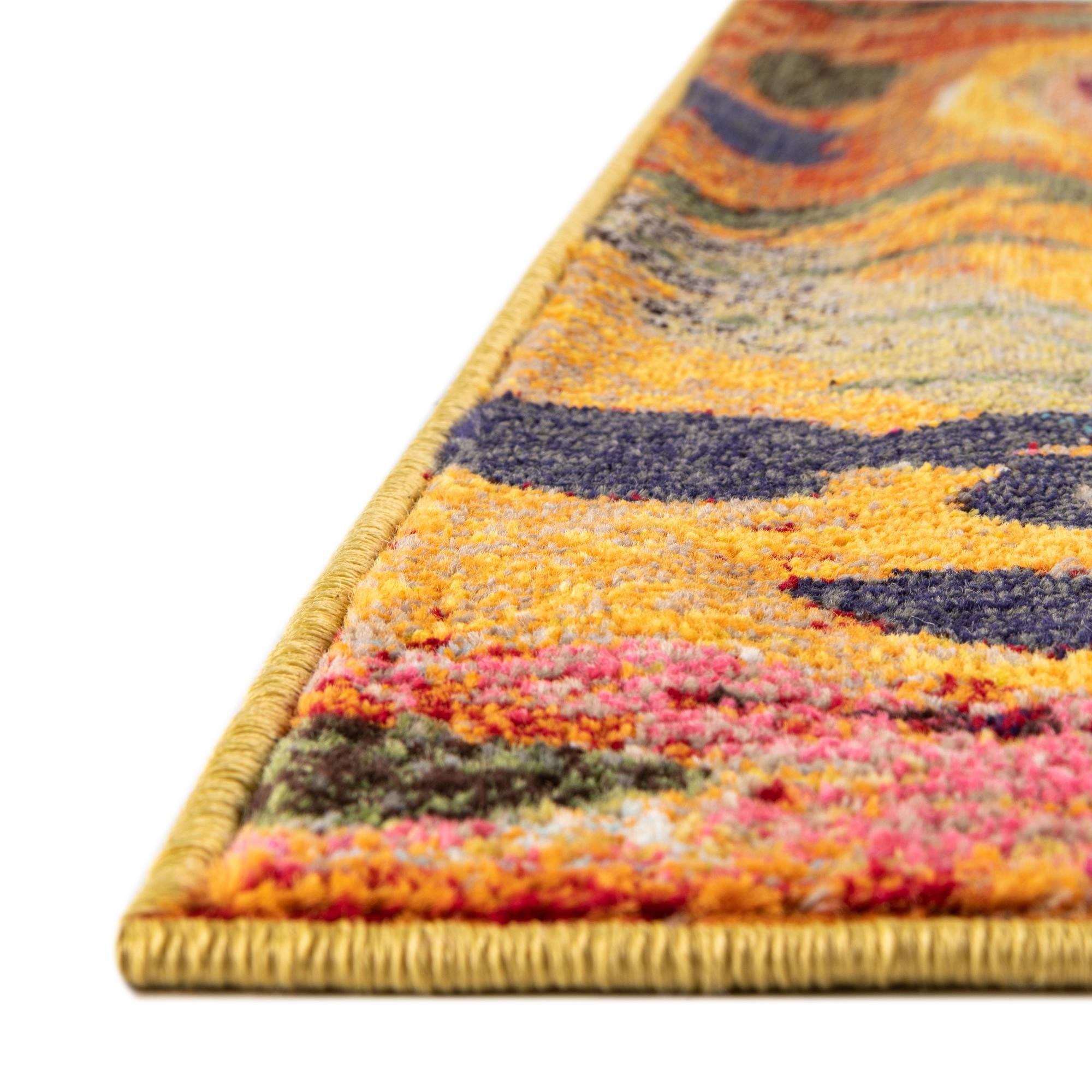 Yellow 5' 3 x 8' Haerfest Rug | Rugs.com