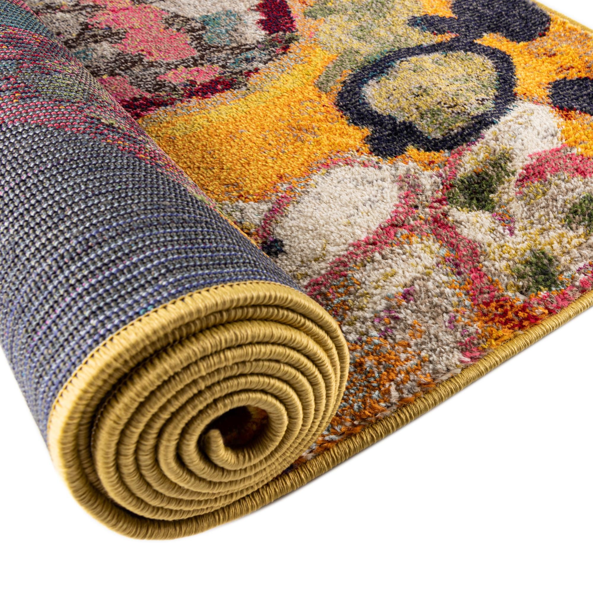 Yellow 5' 3 x 8' Haerfest Rug | Rugs.com