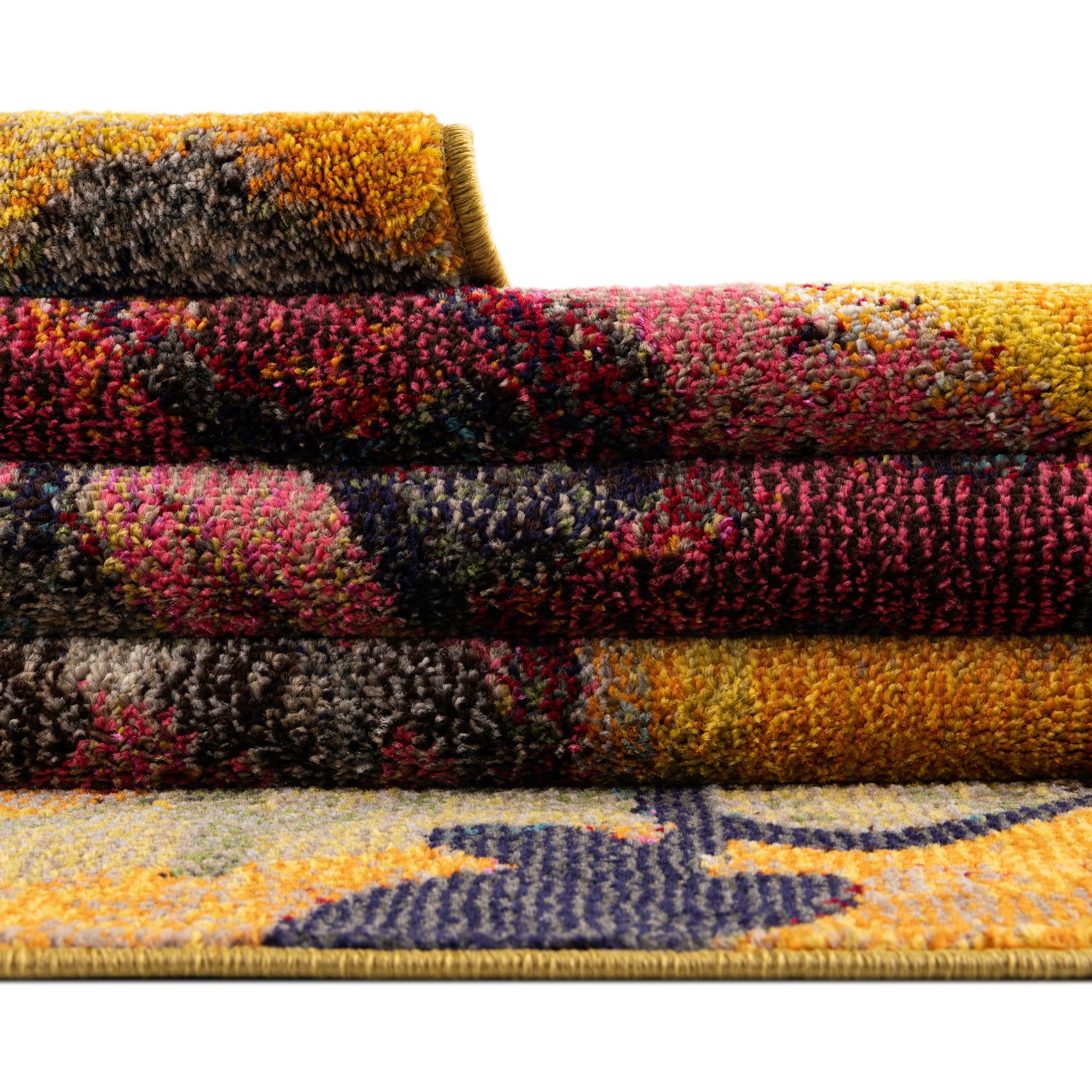 Yellow 5' 3 x 8' Haerfest Rug | Rugs.com