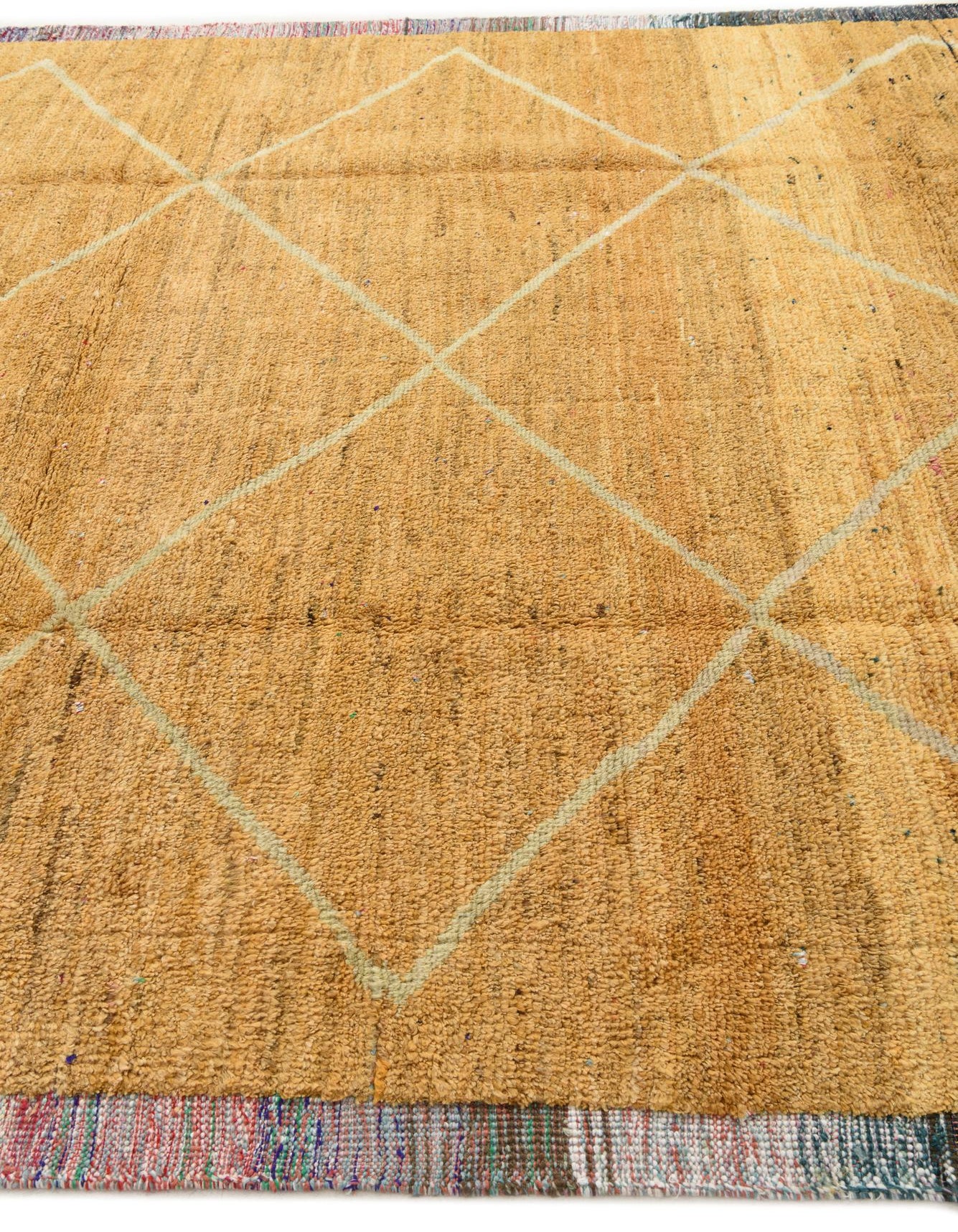 Yellow 8' 3 x 10' 2 Hand Knotted Moroccan Wool Rug | Rugs.com