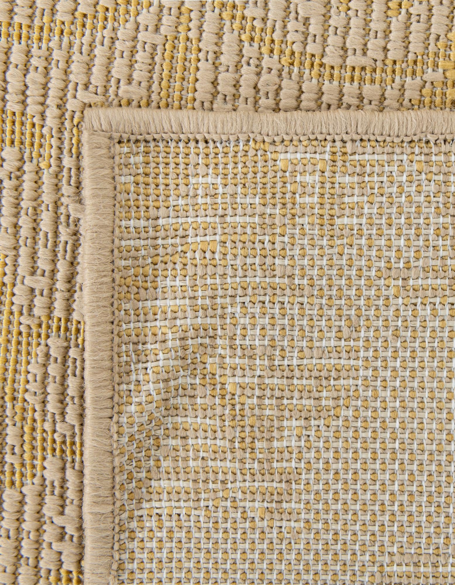 Yellow 2' 2 x 3' Botanical Indoor / Outdoor Rug | Rugs.com