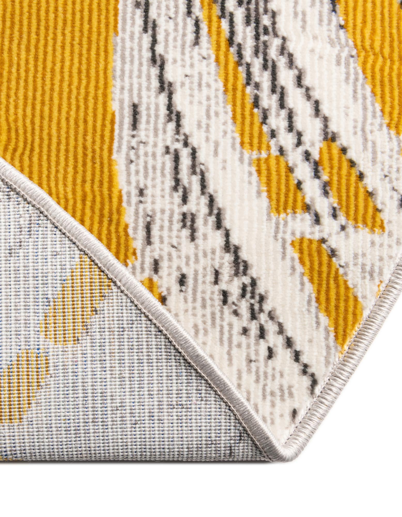 Yellow 7' x 7' Blossom Round Rug | Rugs.com