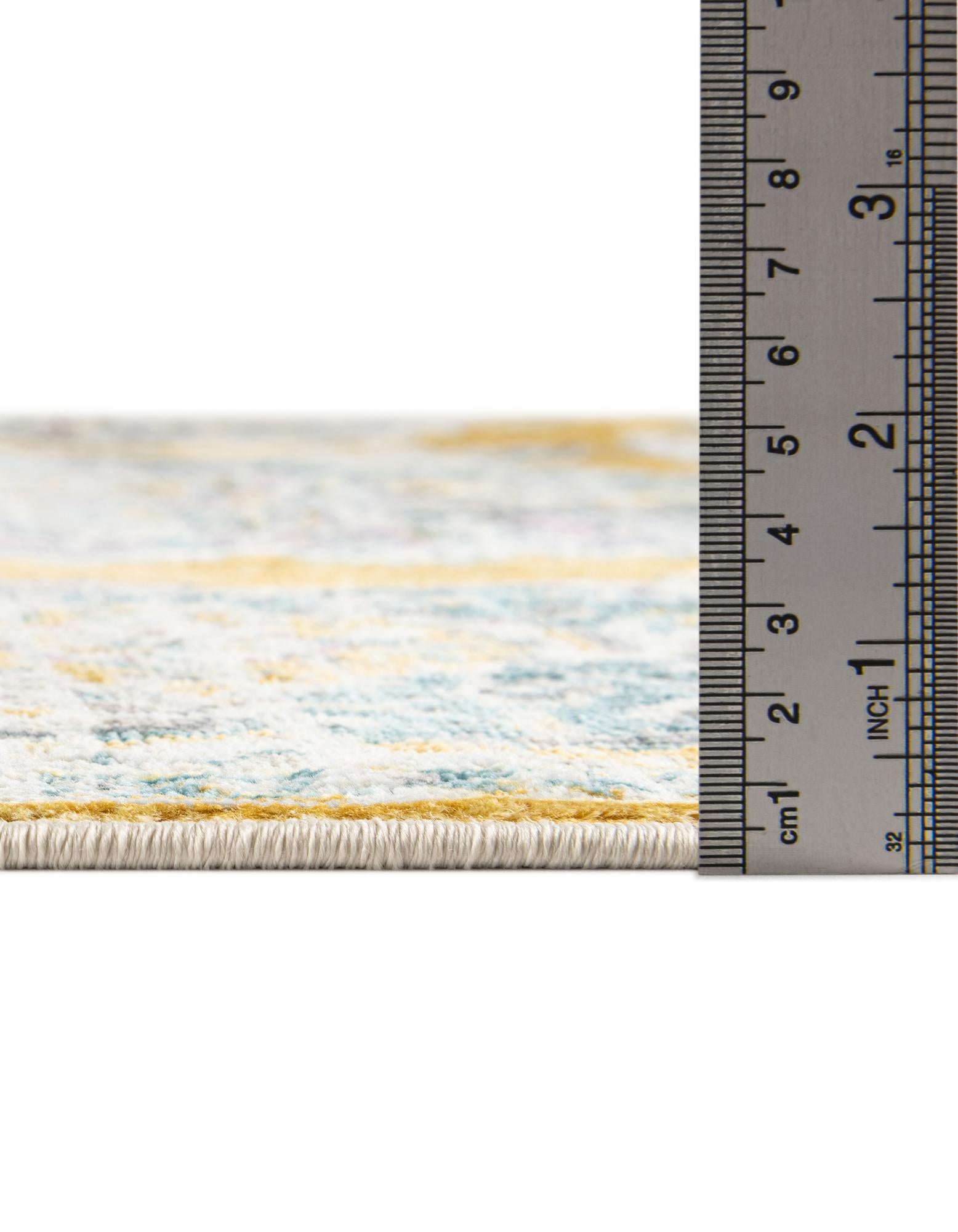 Yellow 8' 2 x 8' 2 Paragon Round Rug | Rugs.com