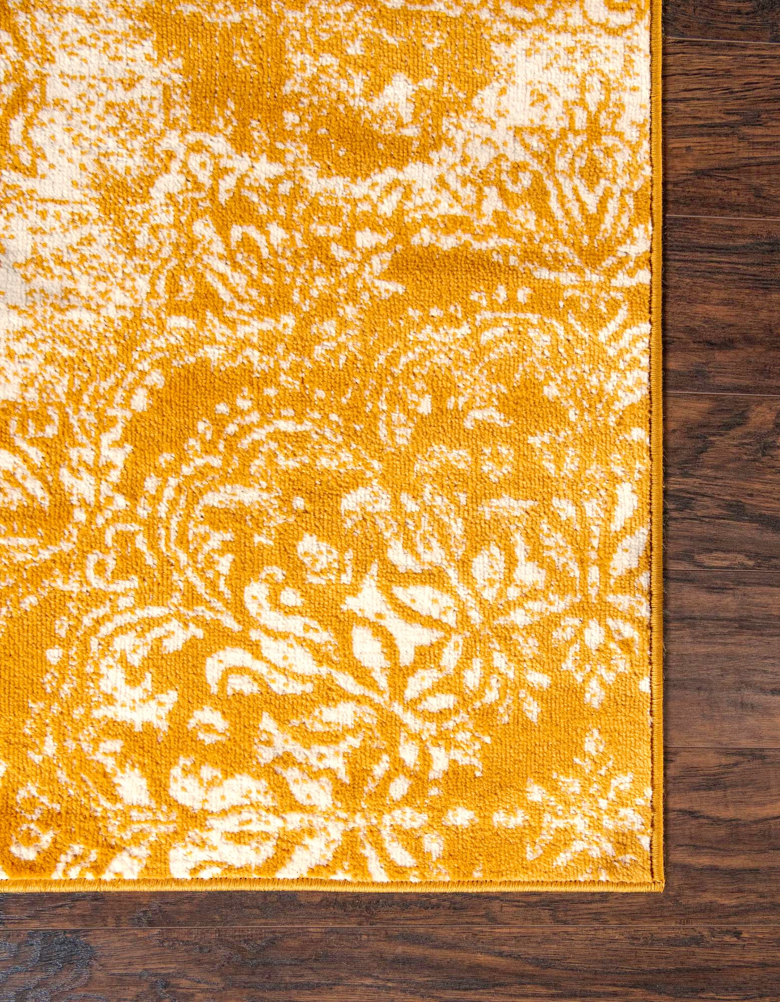 Yellow 3' 3 x 19' 8 Monte Carlo Runner Rug | Rugs.com